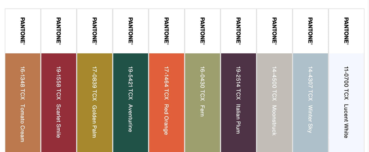 Coordinating Colors with Pantone's Fall 2024-25 Trends | Anna Balkan