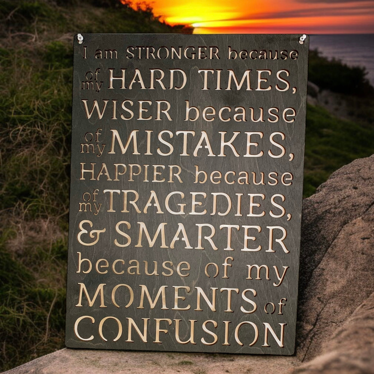 Laser Cut Art Wall Sign | Anna Balkan