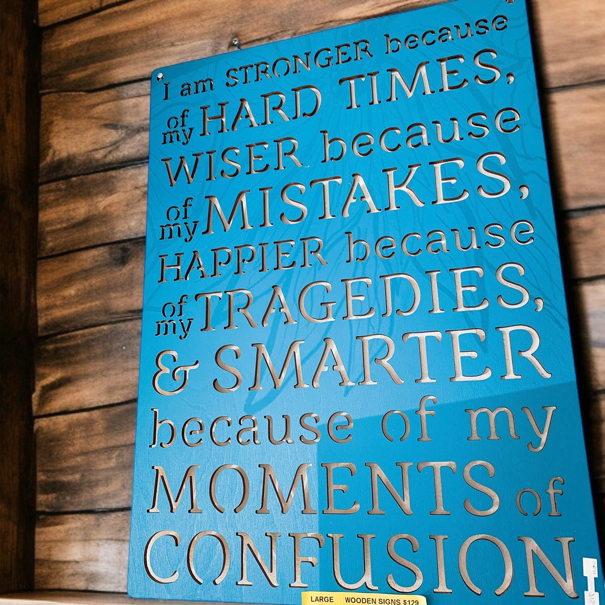 Laser Cut Art Wall Sign | Anna Balkan